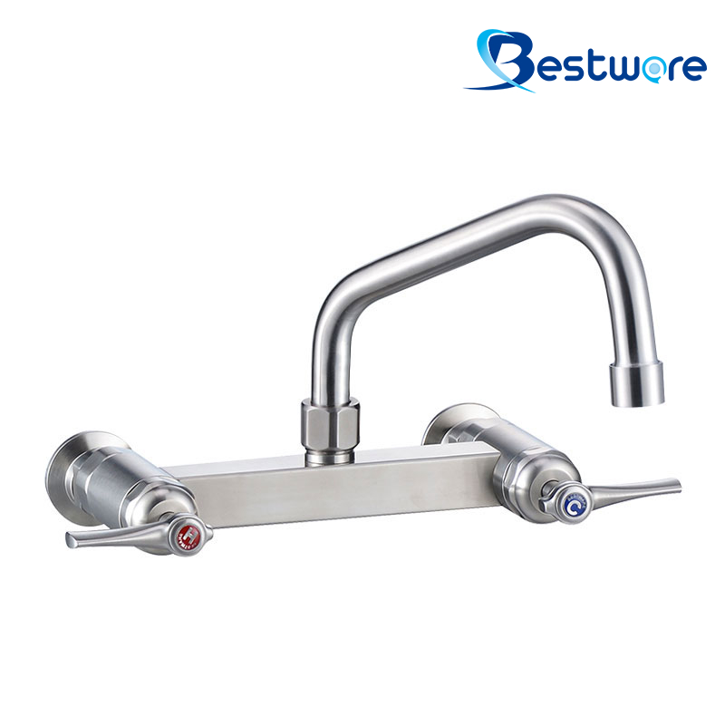 Stainless Steel Kitchen Sink Mixer(203mm Wall) | Bestware